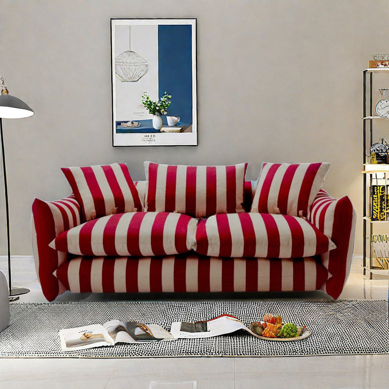 Red sofa wayfair store